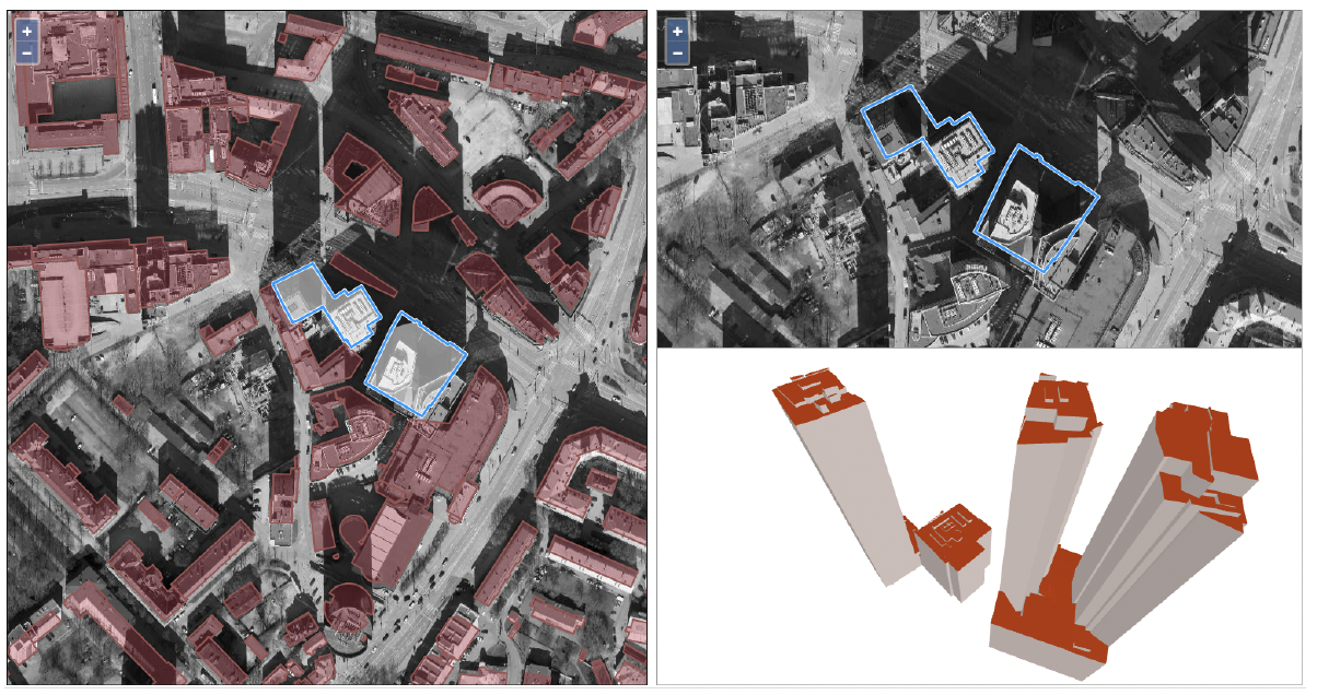 Interactive visualisation of 3D Buildings - GeoE3