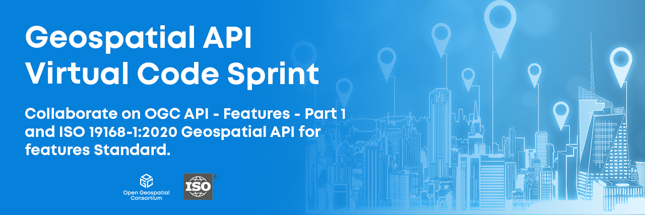 Realising GeoE3 use cases: The Geospatial API Virtual Code Sprint November 2021 - GeoE3